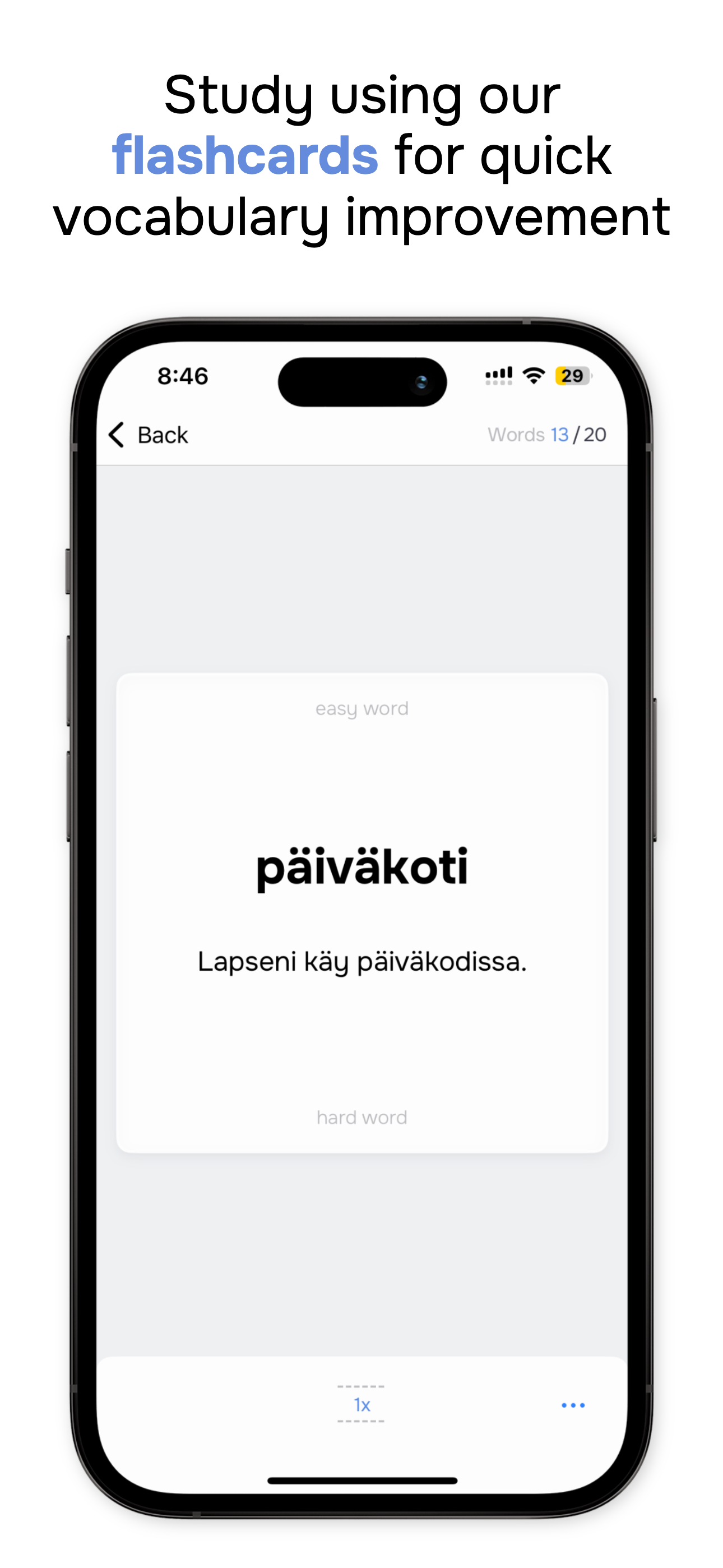 Pecto - Learning Finnish for busy people | Audio & Flashcard App