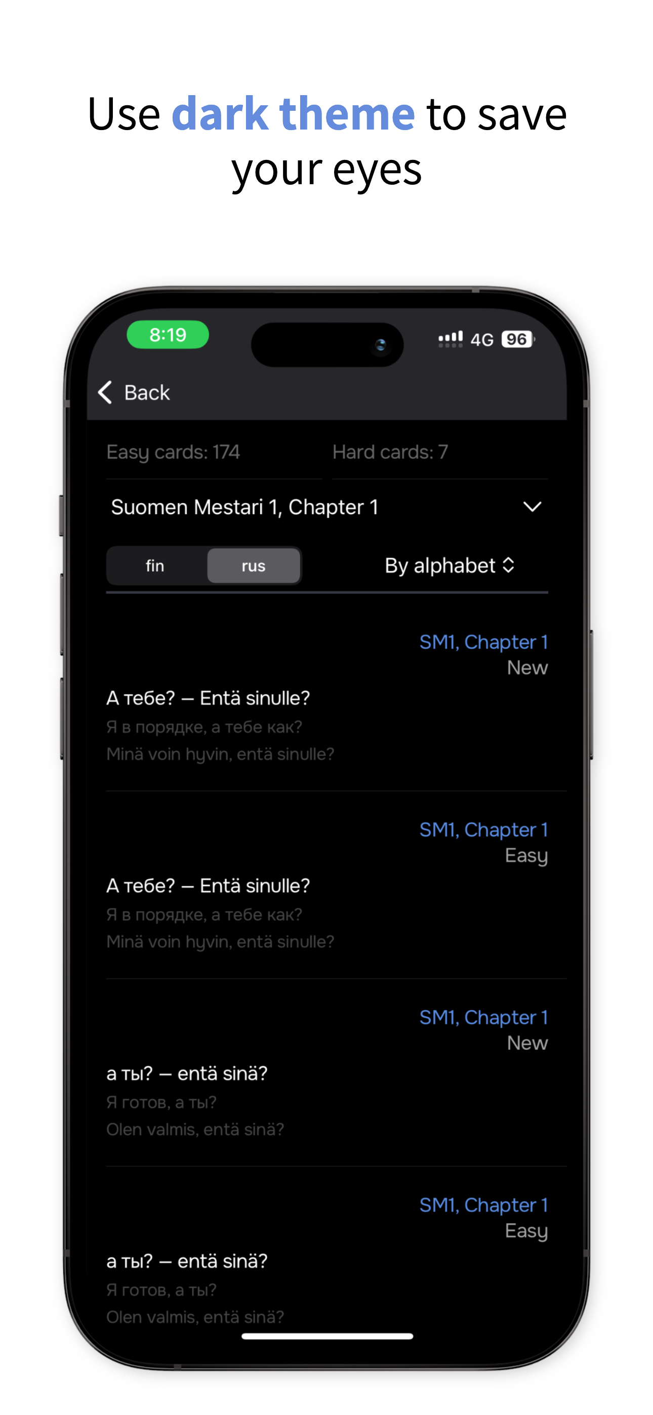 Pecto - Learning Finnish for busy people | Audio & Flashcard App